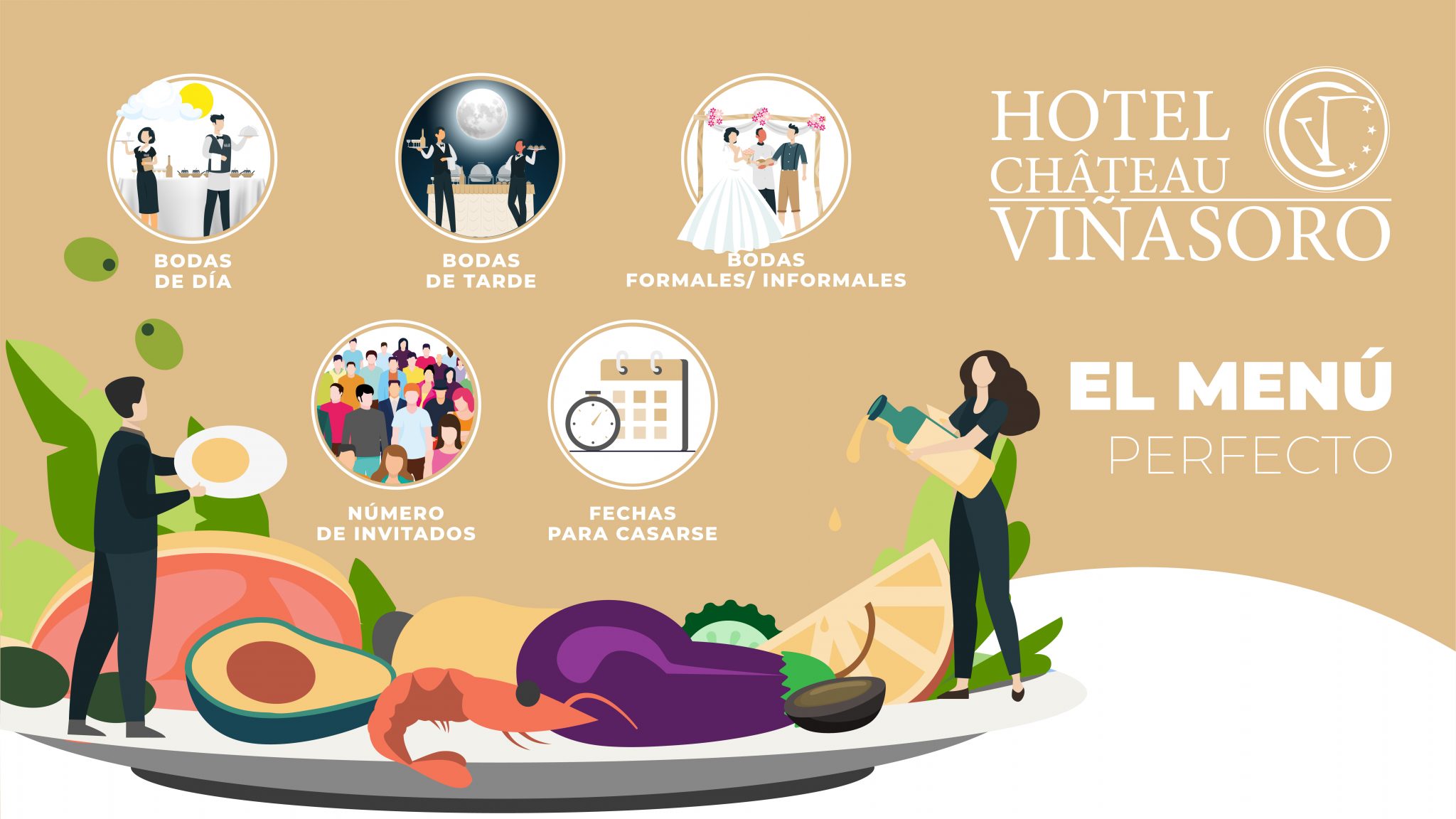 Blog Turismo La Mancha | Cinco claves para elegir el menú de la boda ...